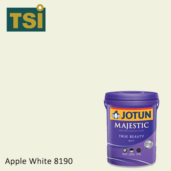 JOTUN MAJESTIC TRUE BEAUTY MATT 8190 APPLE WHITE 20L